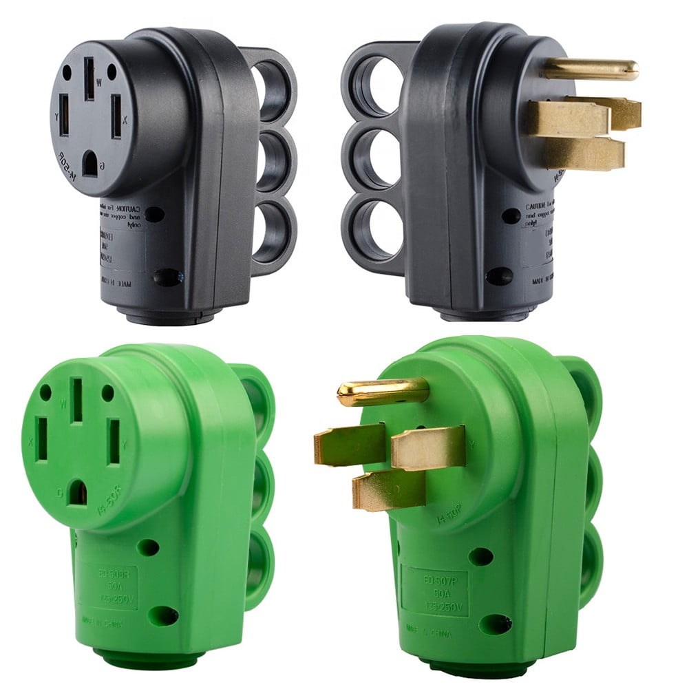 50 Amp Rv Plug 125/250V Rv Plug Plug Replacement Convenient Handle ...
