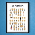 50 Best Scotch Whiskies Scratch Off Poster, Scotch Bucket List, Scotch ...