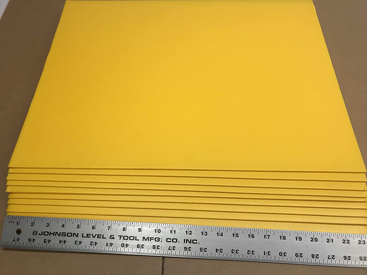 50 Blanks Signs (Yellow) 18x24 inch x 4mm Corrugated Plastic Sign, Pack ...