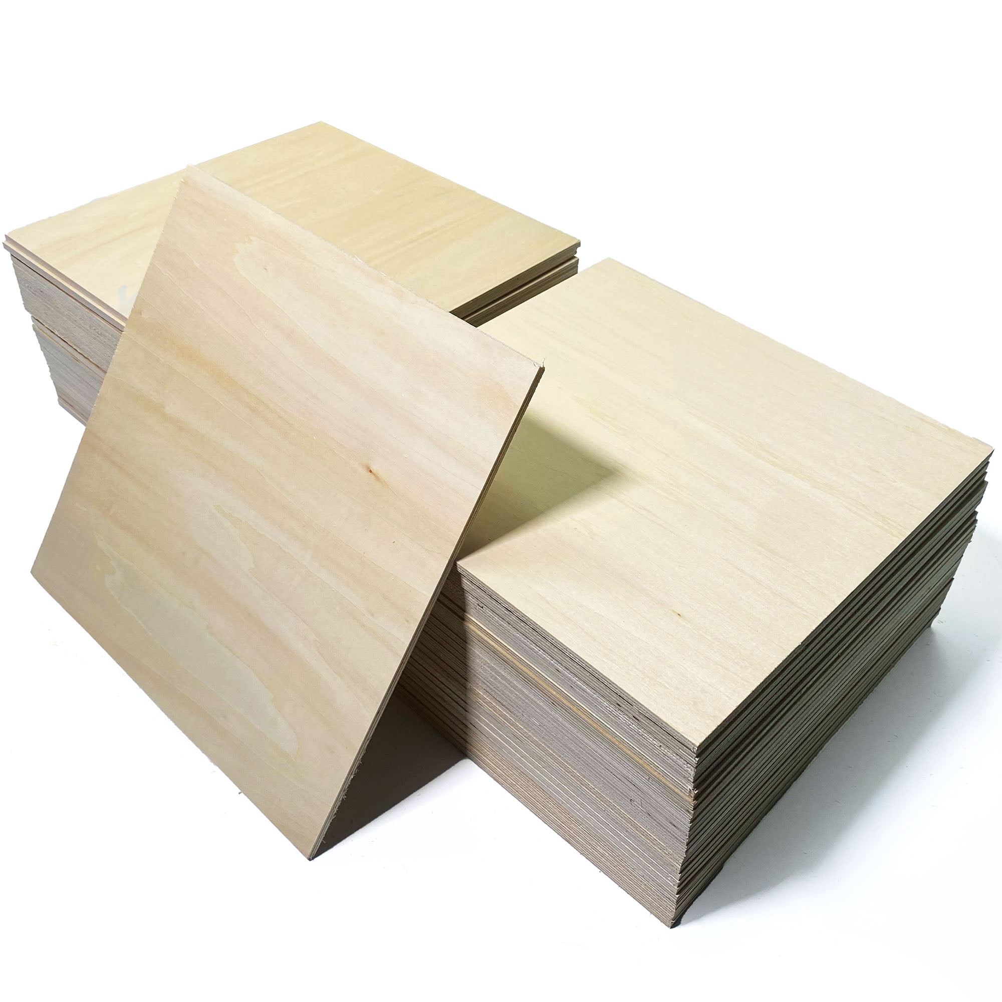 50 Boards of 12” x 12” 6mm 1/4 inch Grade B/BB Baltic Birch Plywood ...