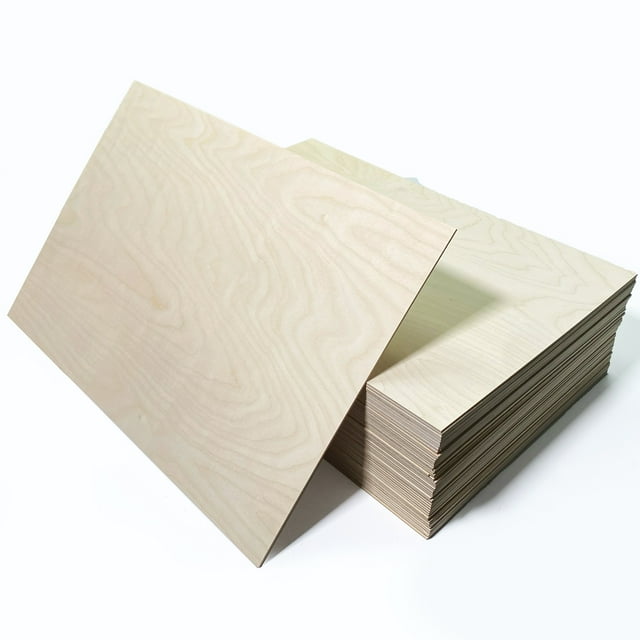 50 Boards of 12” x 19” 6mm 1/4 inch Grade B/BB Baltic Birch Plywood ...