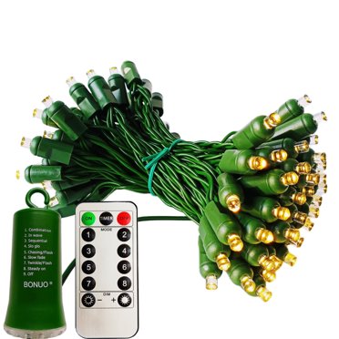 Battery Operated Christmas String Lights with Hook & Sucker - Snowflake ...