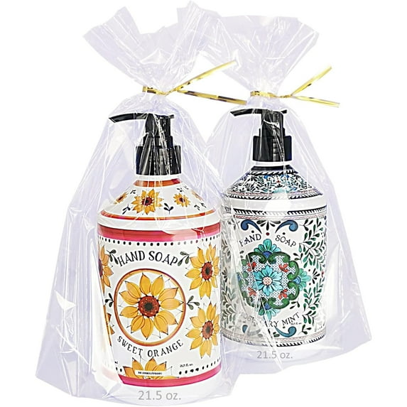 50 CT 10x14 inches Clear Bottom Gusset Cellophane Gift Bags with 6 ...