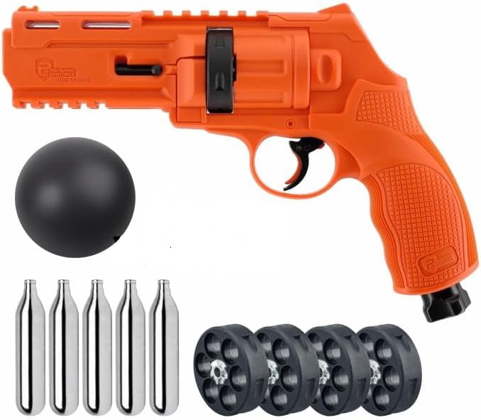 50 Cal Less Lethal Paintball Pistol GEN 2 – Self & Home Defense Kit ...