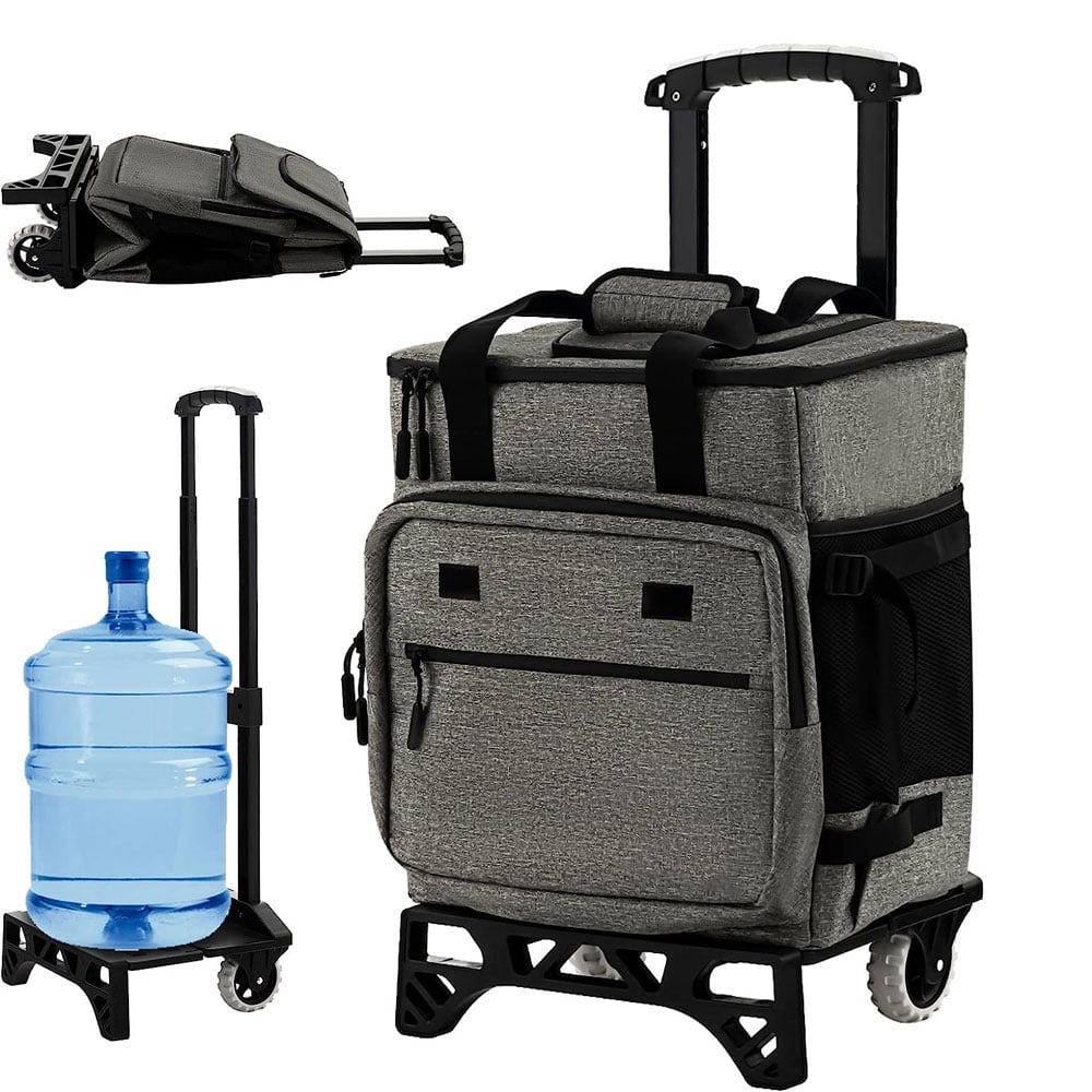 50-Can Large Rolling Cooler, Insulated Soft Cooler Bag, 3-in-1 ...