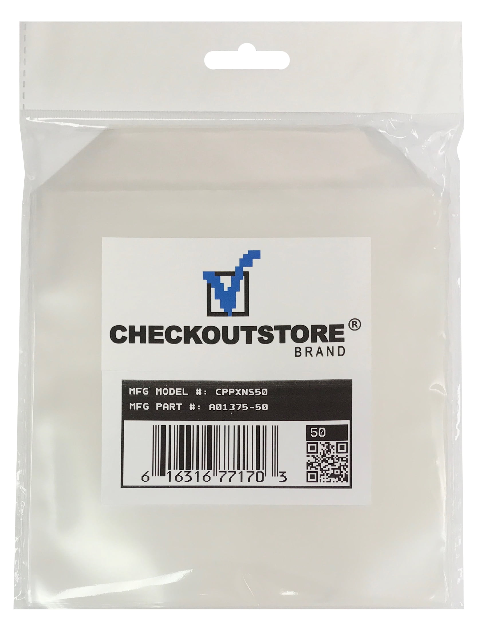 50 CheckOutStore Stamp & Die & Stencil Clear Storage Pockets (6 x 6 ...