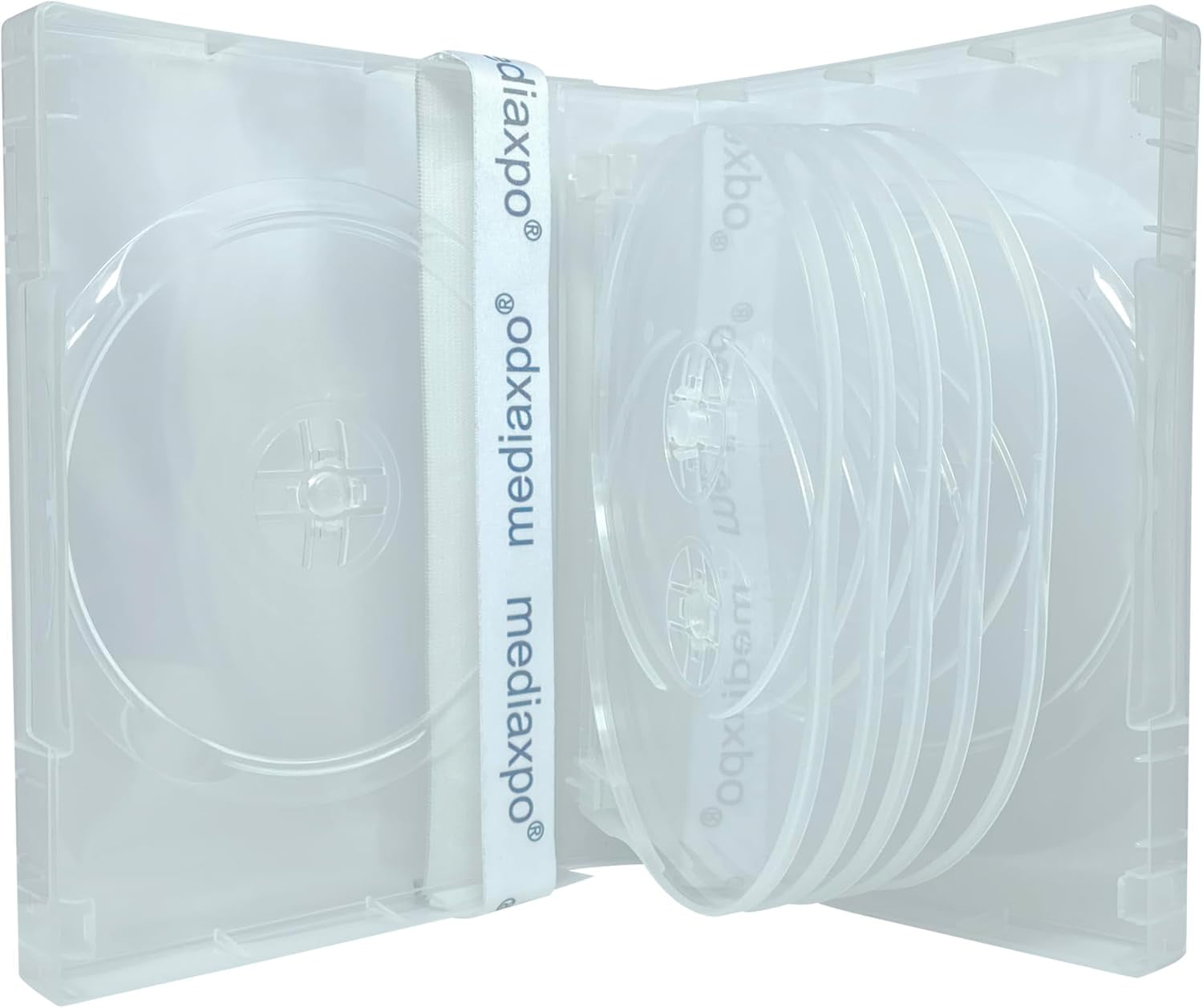 50 Clear 12 Disc DVD Cases - Walmart.com