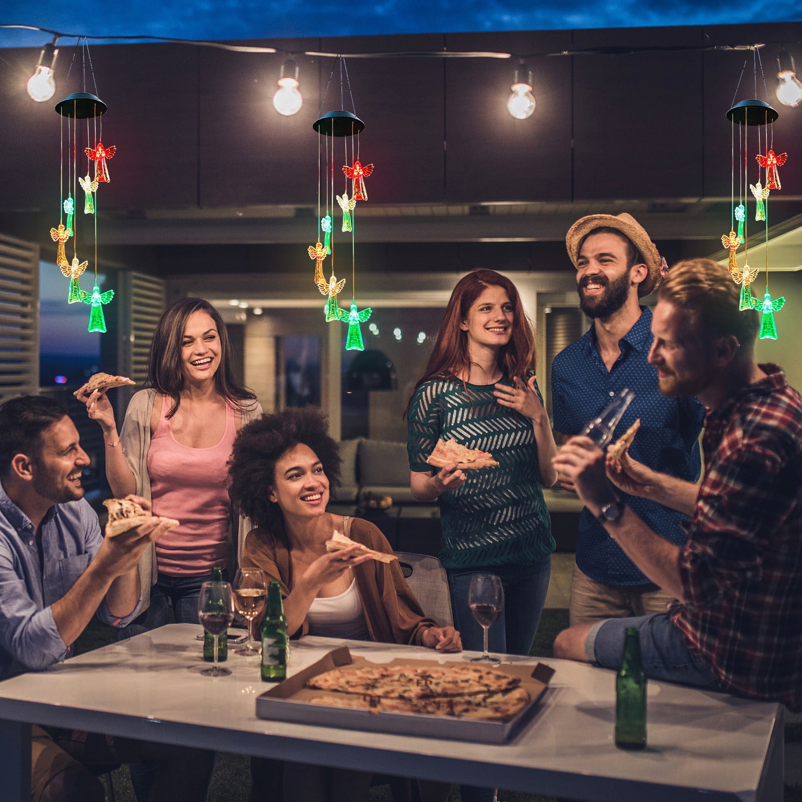 Up 50% off Clearance, InsCrazy LED Lights New Solar Wind Chime Lights ...