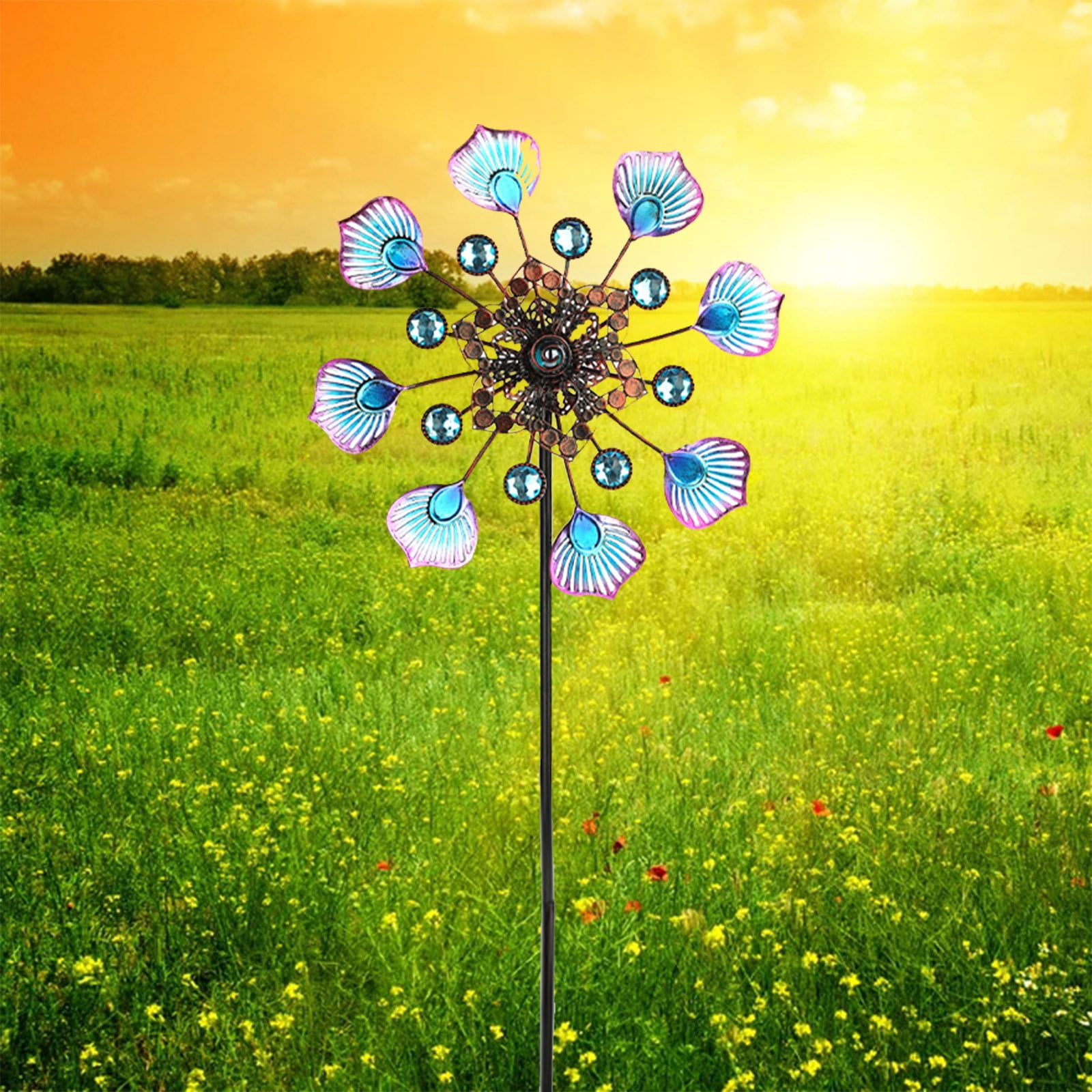 Up to 50% Clearance Wind Spinne-r, Outdoor Metal Stake Yard Spinners ...