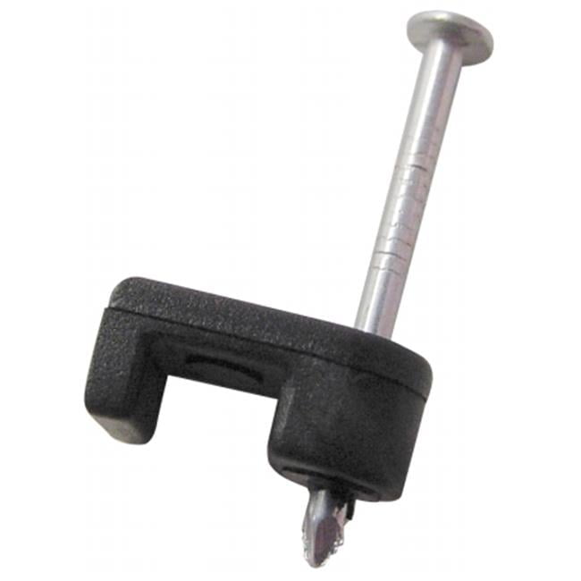 50 Count .25 in. Black Coaxial Cable Staples - Walmart.com