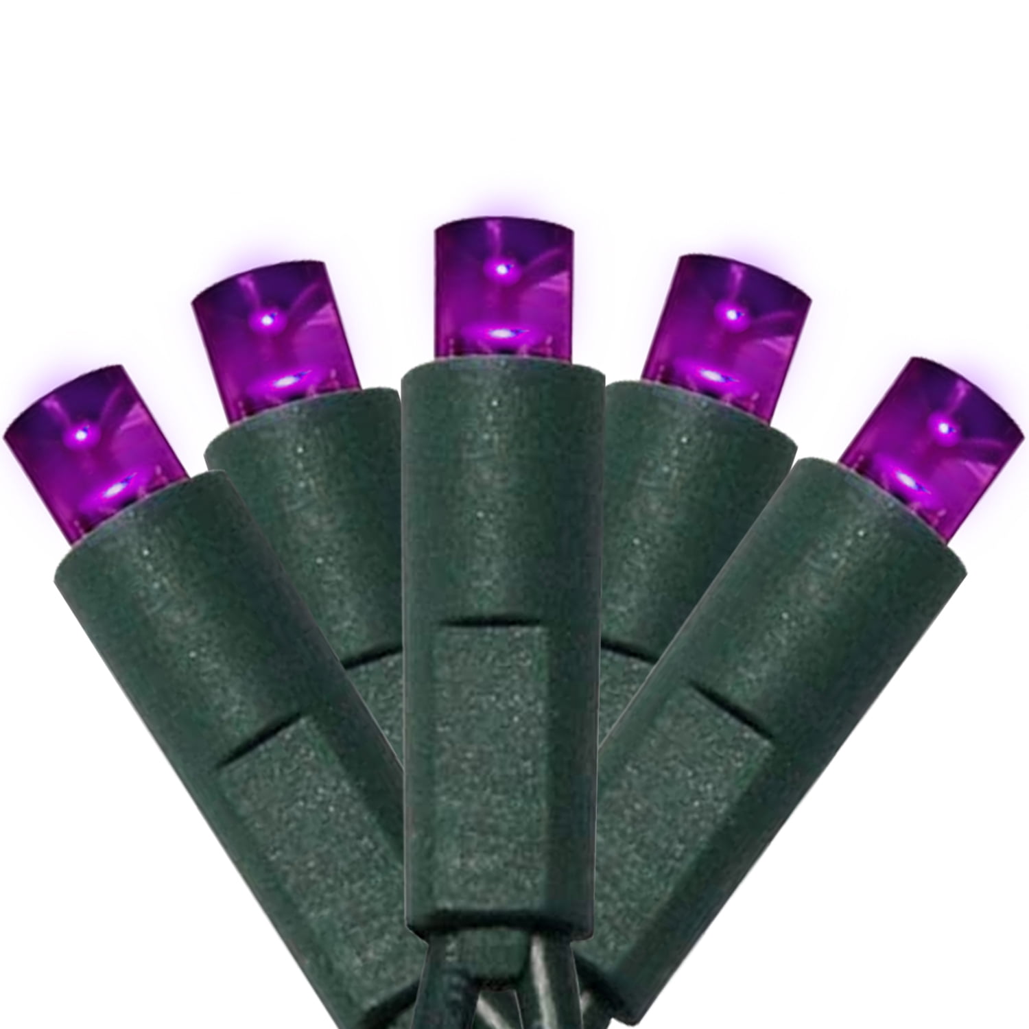 Yongzhenlite 50 Count 5mm Purple LED String Lights, Mini Outdoor ...