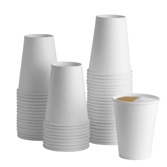 50 Count 8oz Coffee Cups,Leak-Free Food Safe Paper Cups 8oz,Disposable ...