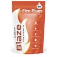 Blaze Fire Plugs, 50-Count Waterproof Handmade Fire Starters, 5-8 ...