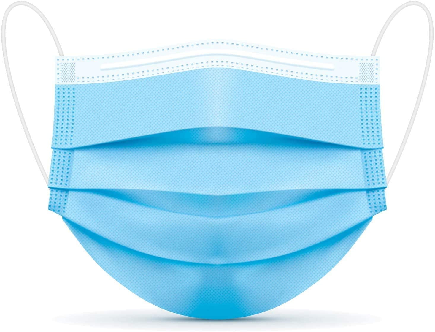 50 Count Disposable Face Masks - For Home & Office - For Indoor ...