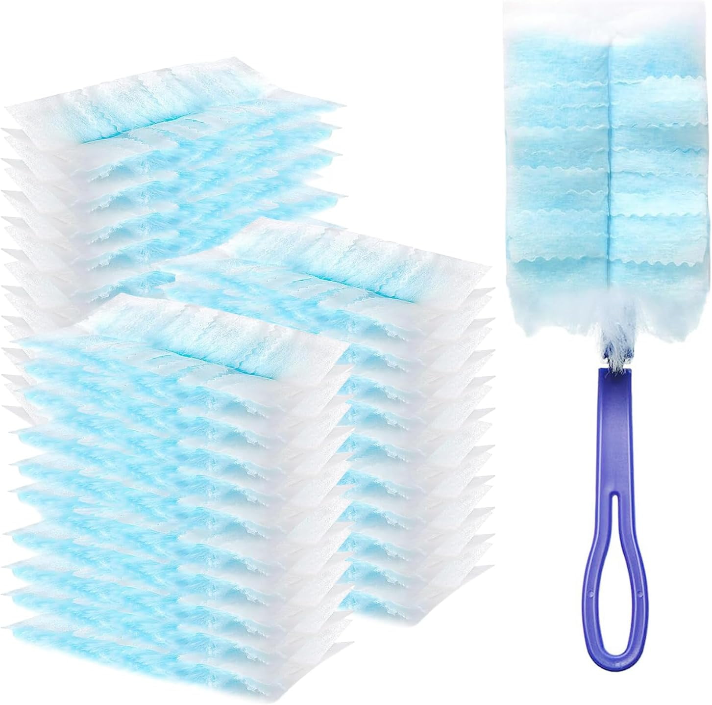 50 Count Duster Refills Compatible with Dusters, Multi-Surface Heavy ...