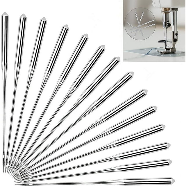 50 Count Heavy Duty Sewing Machine Needles Comercial Needle Assorted ...