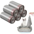 50 Count Jumbo Cat Litter Box Liners Large Drawstring Cat Litter Liners ...