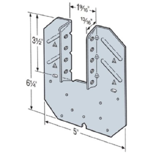 50 Count Simpson 316 Stainless Steel H10ASS Hurricane Tie Rafter/Truss ...