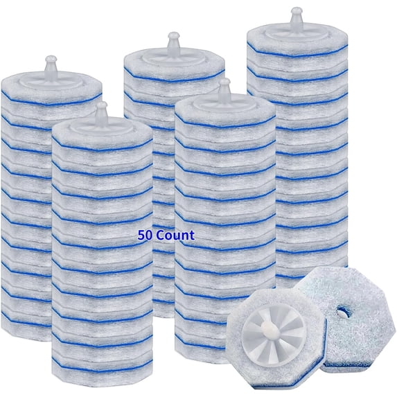 50 Count Toilet Wand Refills for Clorox, Upgrade Disposable Replace ...