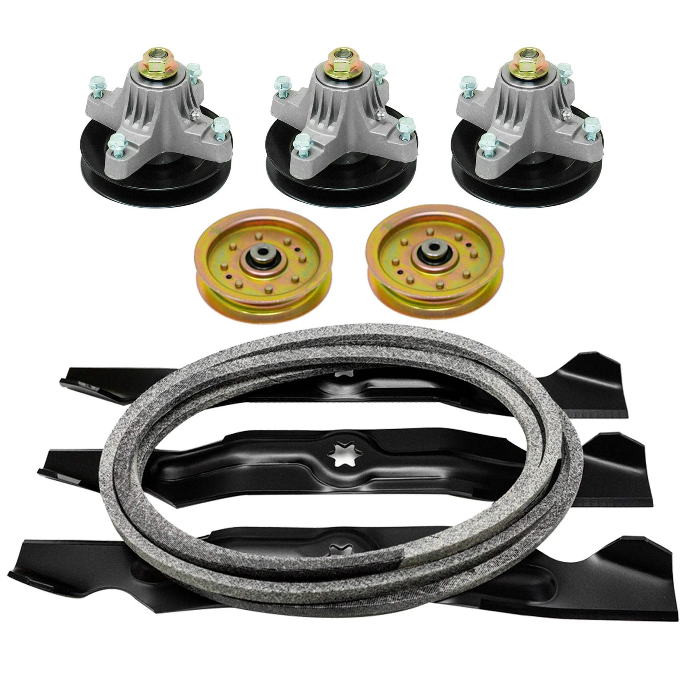 50" Deck Spindle Blade Belt Idler Kit Combo fits Cub Cadet LTX1050KH ...