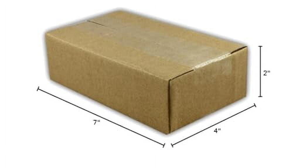 50 EcoSwift 7x4x2 Corrugated Cardboard Packing Boxes Mailing Moving ...