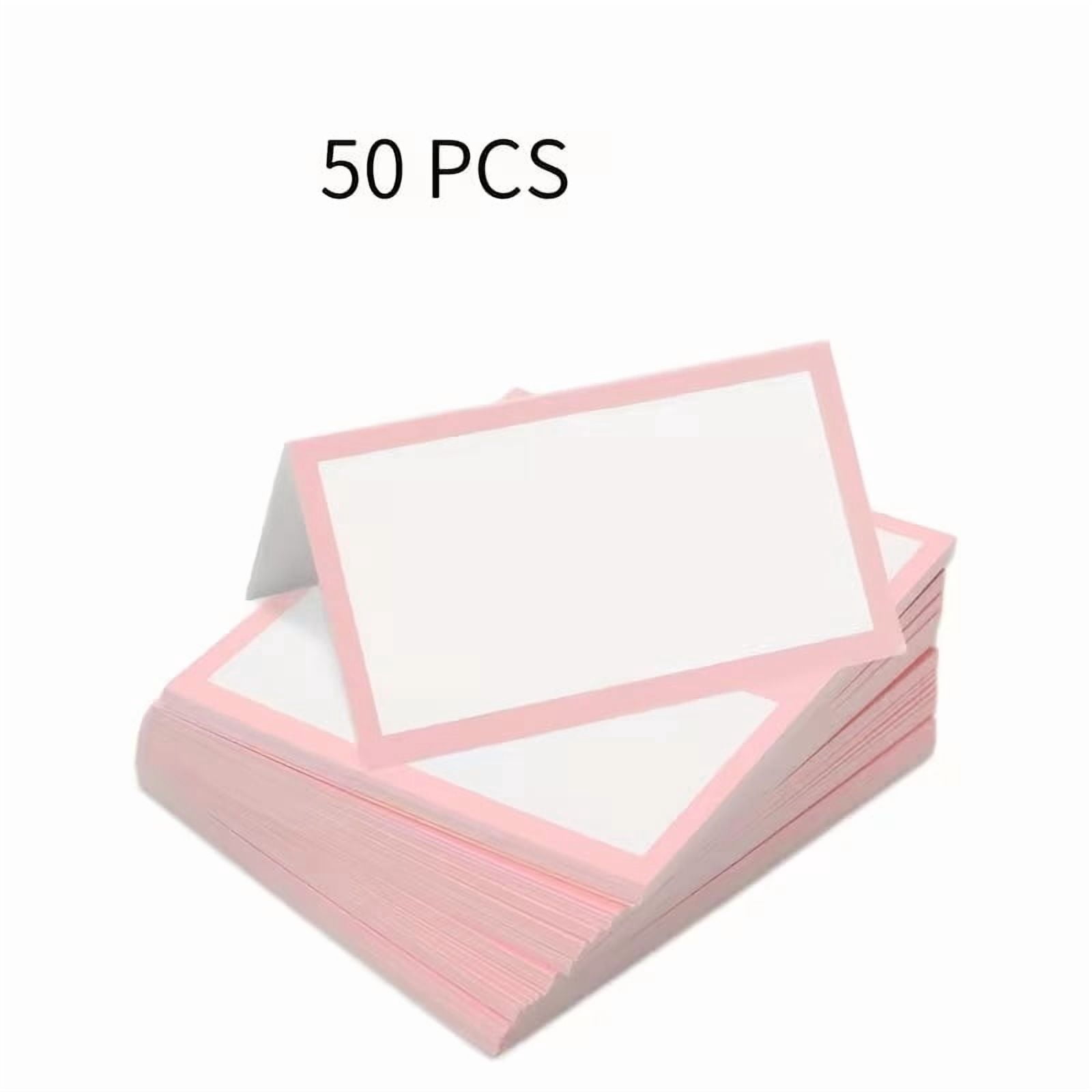 50 Elegant Folding Venue Cards for Weddings, Buffets, Banquets, and ...