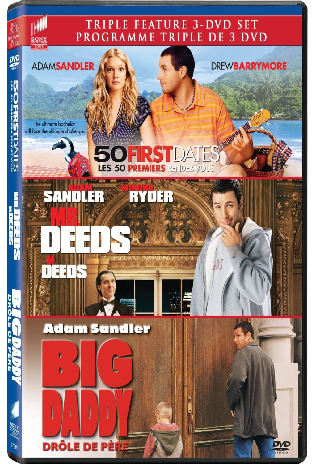 50 FIRST DATES / BIG DADDY / MR. DEEDS - SET - DVD - Walmart.com