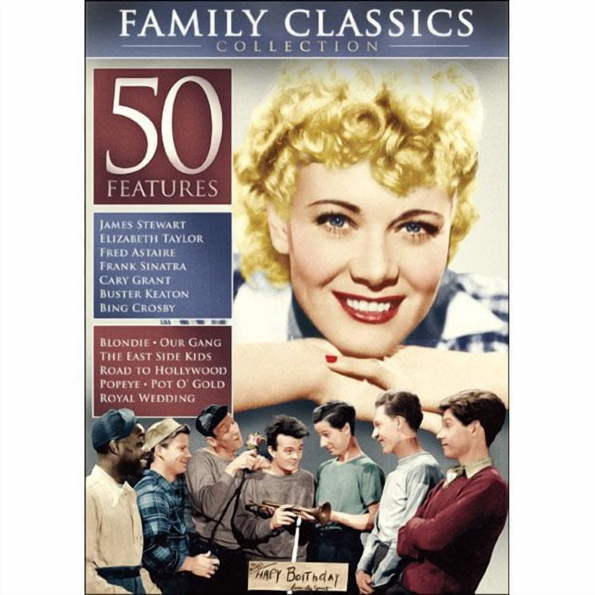 50 Feature Family Classics Collection (DVD, 2014, 10-Disc Set) NEW ...