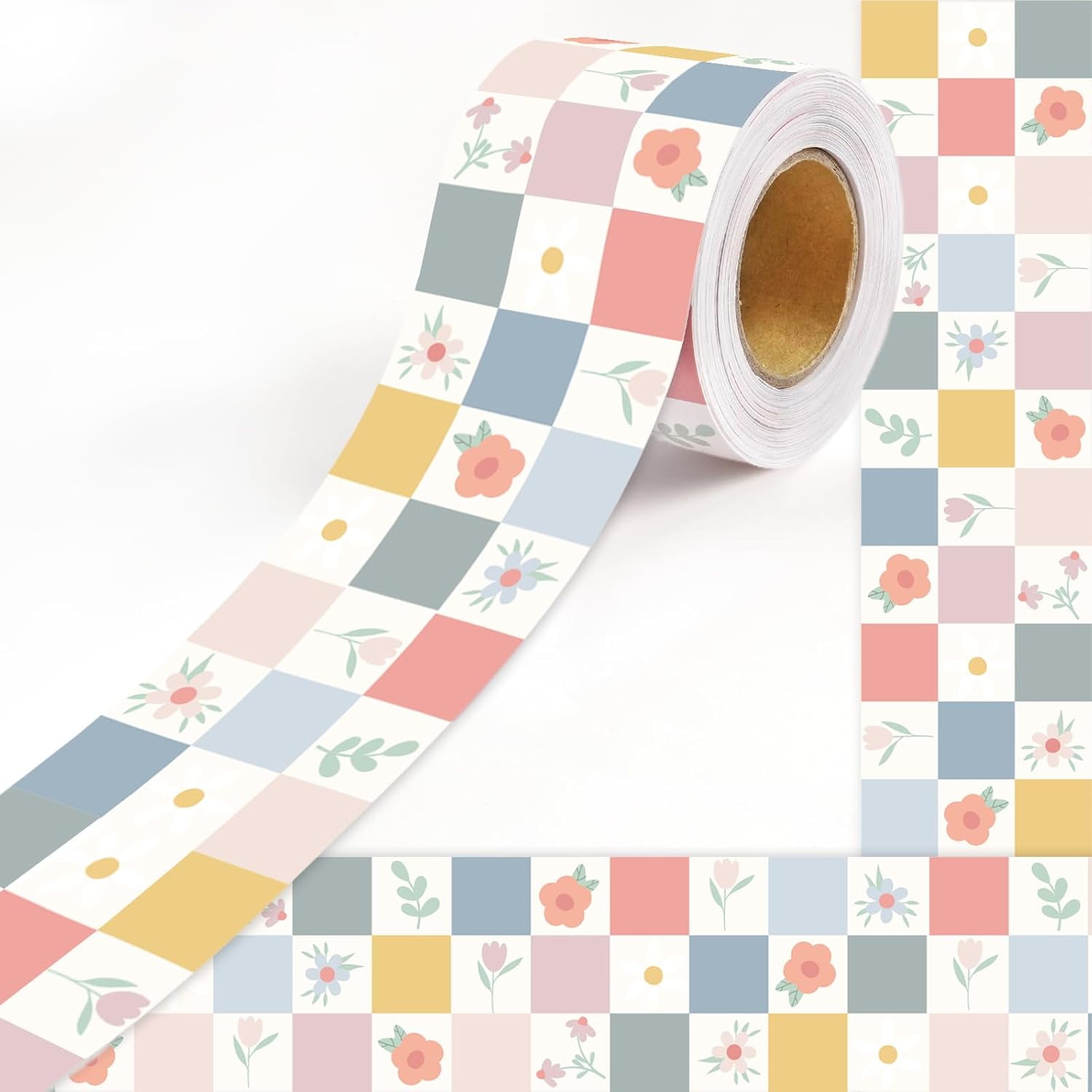 50 Feet Boho Bulletin Board Border Pastel Classroom Decor, Rainbow ...