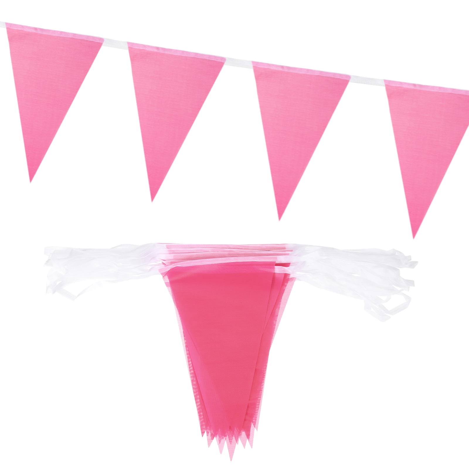 50 Feet Pink Pennant Banner Flags String Triangle Hanging Triangle ...