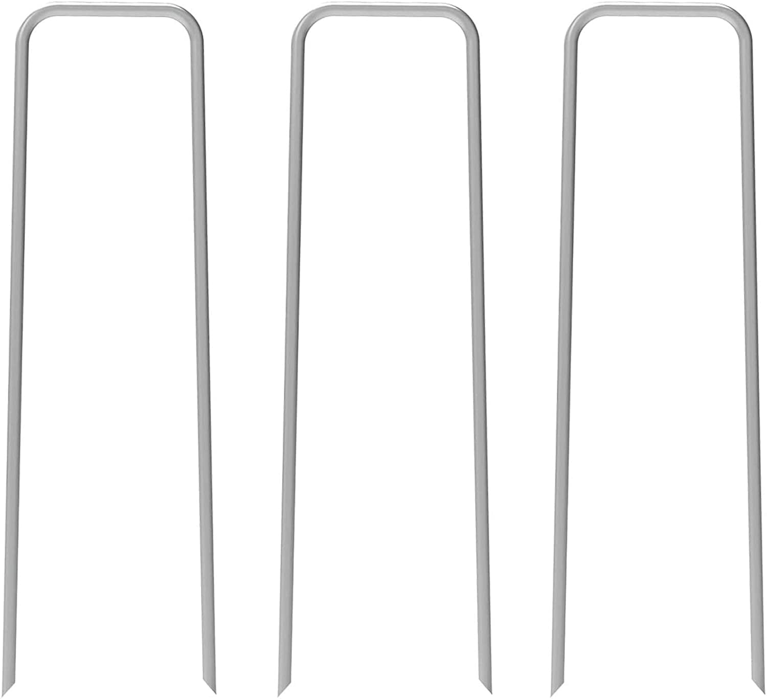 50 Fence Anchors 12 Inch Garden Stakes/Spikes/Pins/Pegs 11 Gauge ...