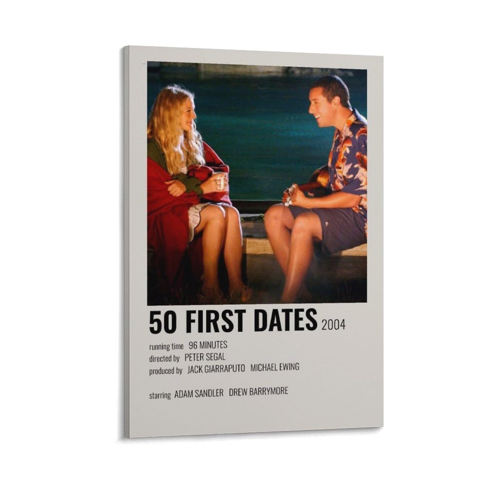 50 First Dates Movie Poster Tropical Beach And Sunset Painting On ...