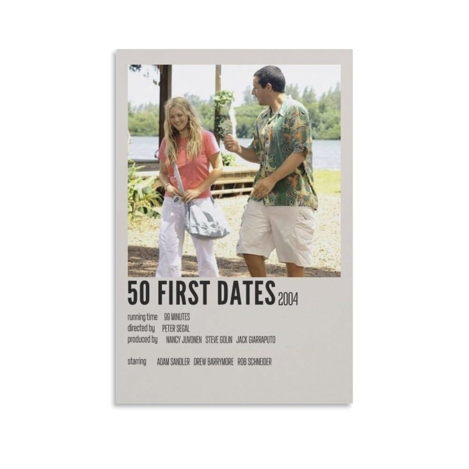 50 First Dates Movie Poster Tropical Beach And Sunset Picture Print ...