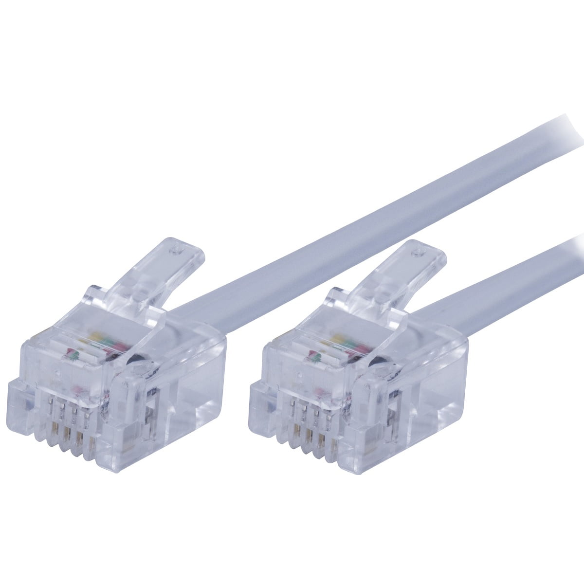 50 Foot Phone Line Cord, White - Walmart.com