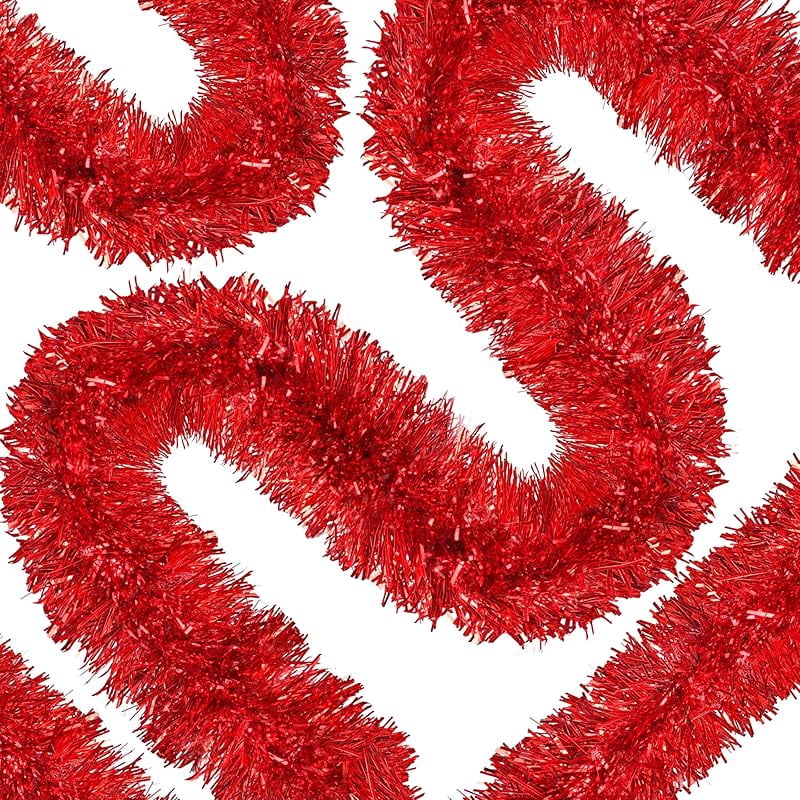 50 Ft Christmas Tinsel Garland Thick Tinsel Garland Xmas Tree ...