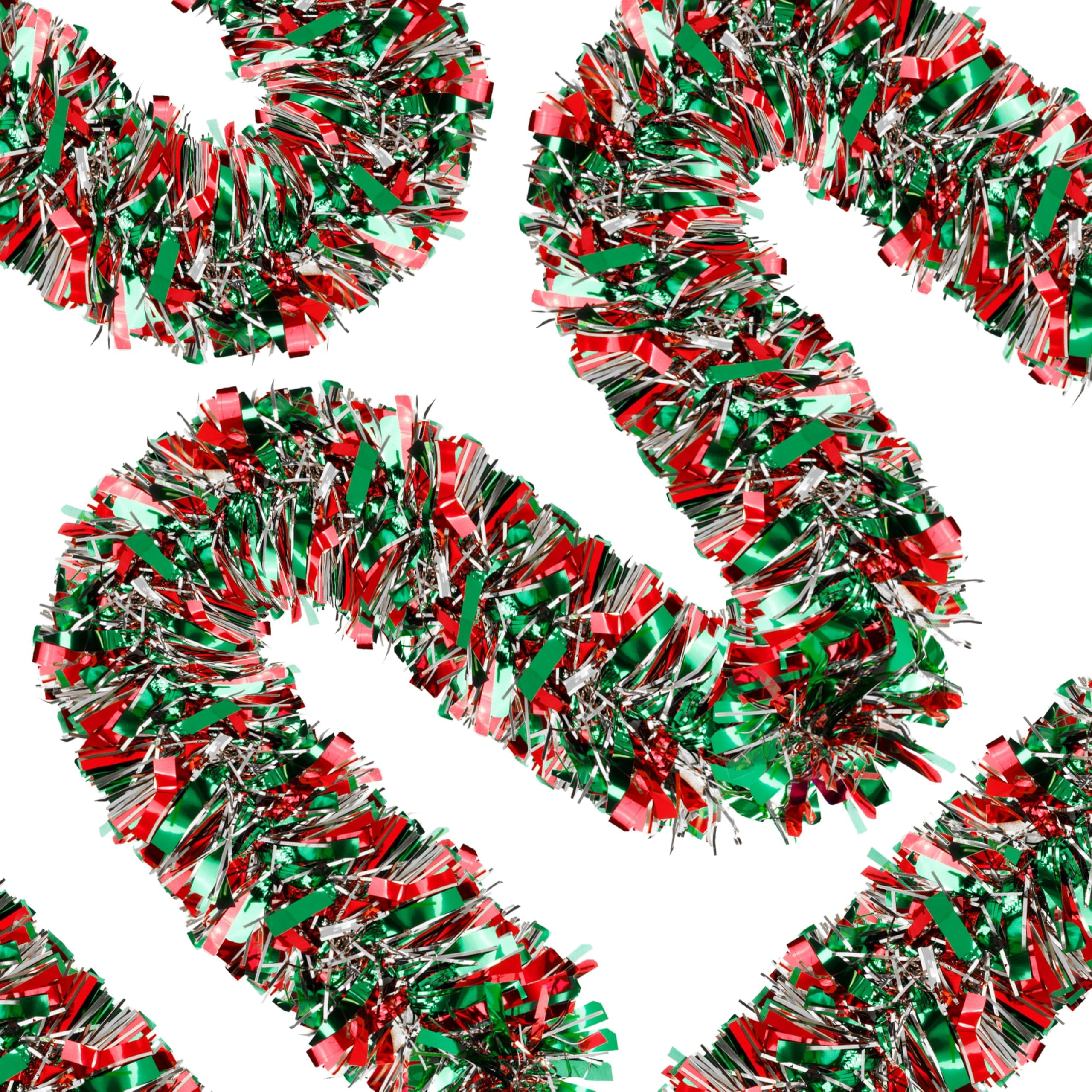 50 Ft Christmas Tinsel Garland Thick Tinsel Garland Xmas Tree ...