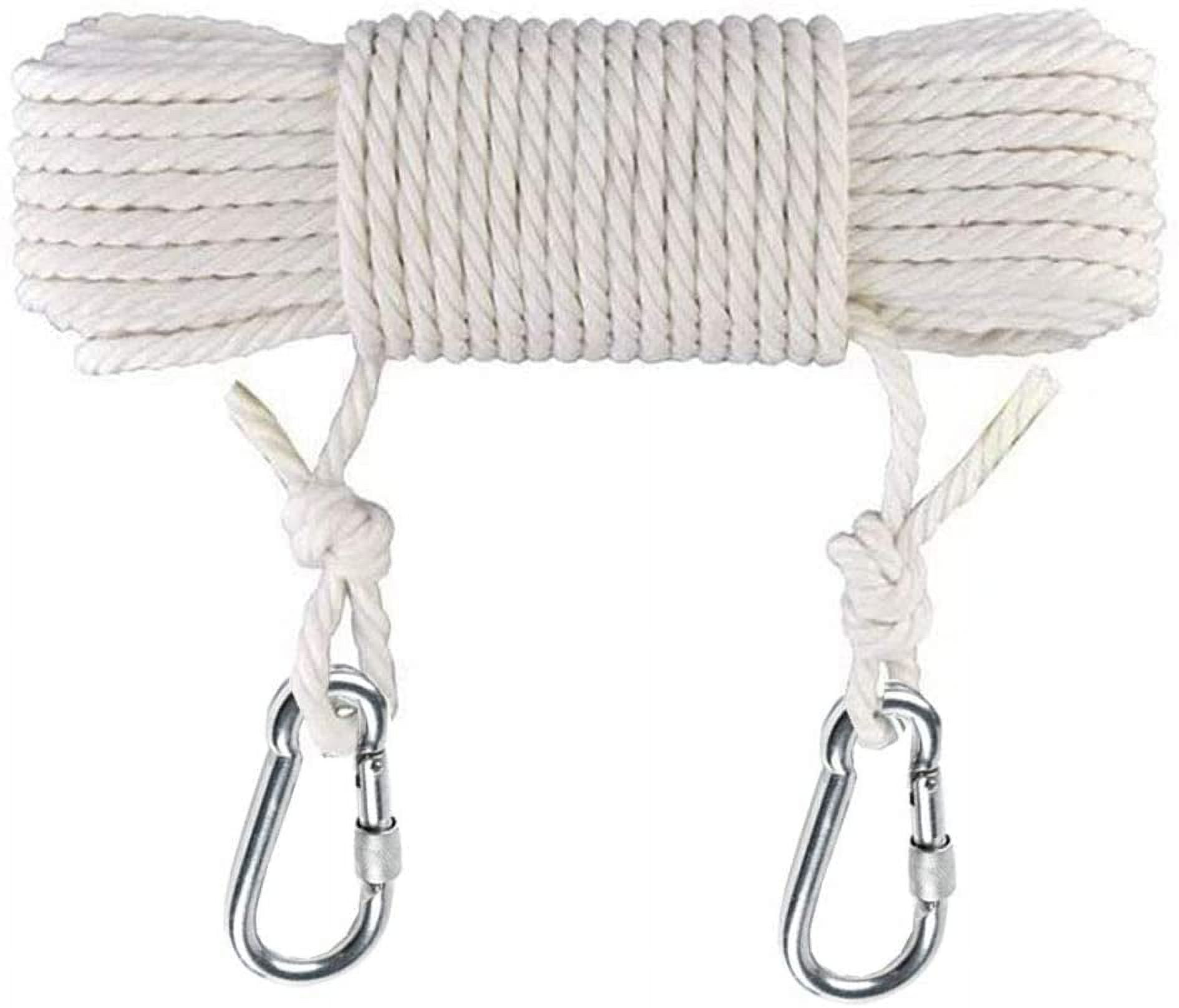 50 Ft Clothesline Long Clothes Line, Cotton Clothesline Rope Laundry ...