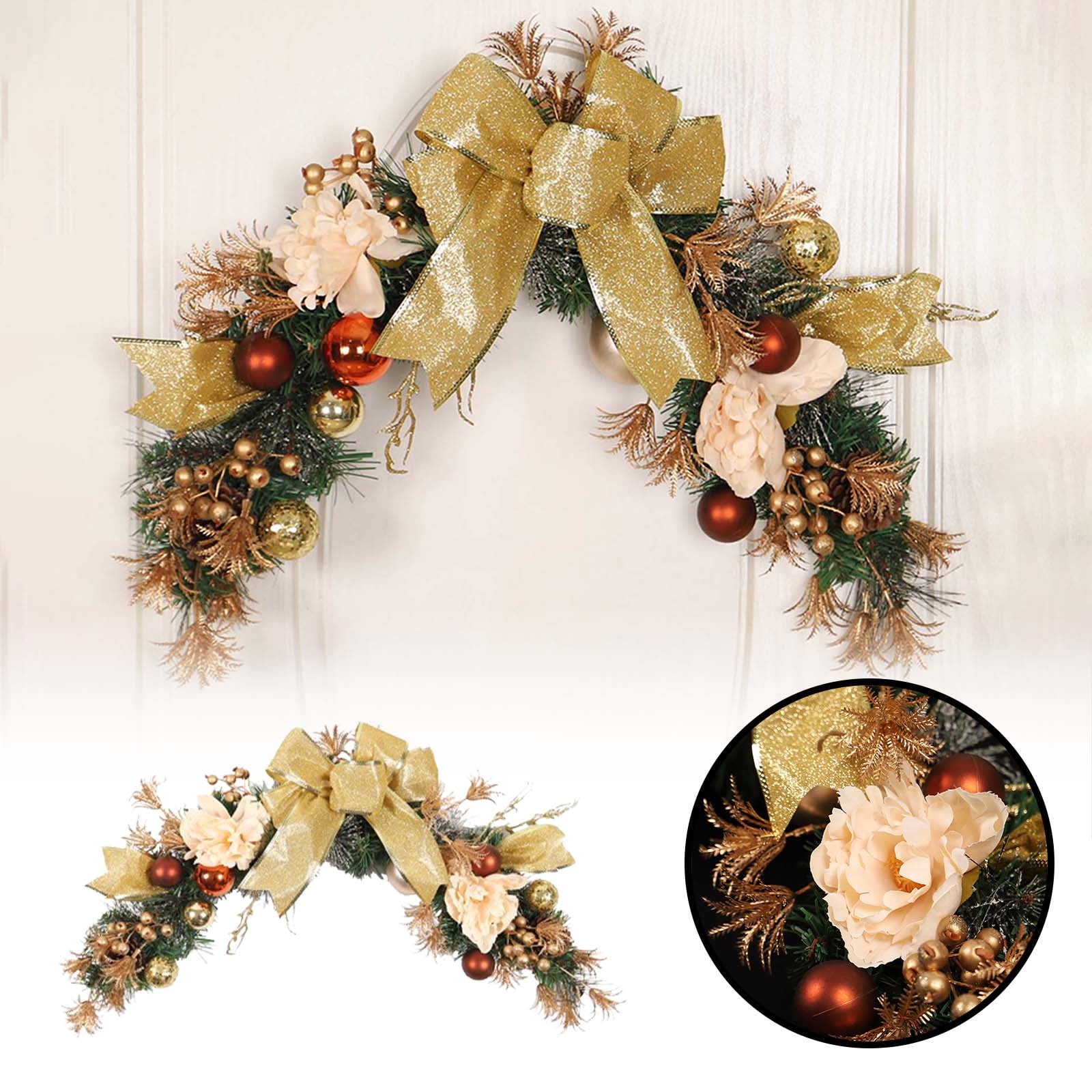 50 Ft Garland with Decorations Chandelier Parts Hanging Glass Outdoor ...