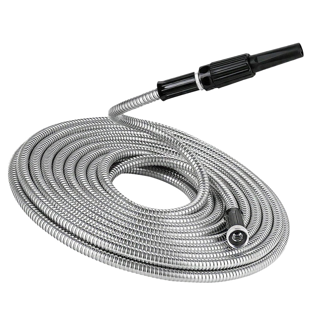 50 Ft Water Right Soaker Hose Sump Pump Robust Garden Adjustable Nozzle ...