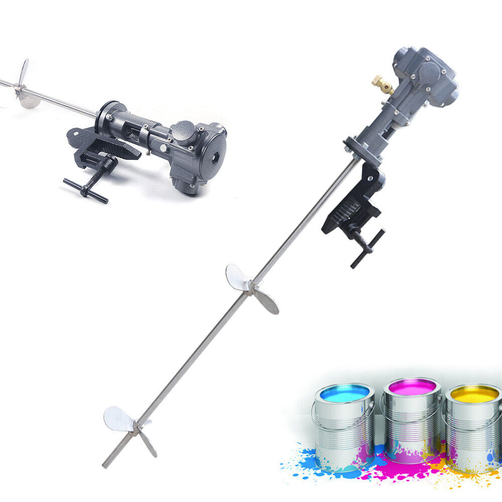 50 Gallon 1/2 HP Pneumatic Paint Bracket Mixer Stainless Steel 37.5 ...