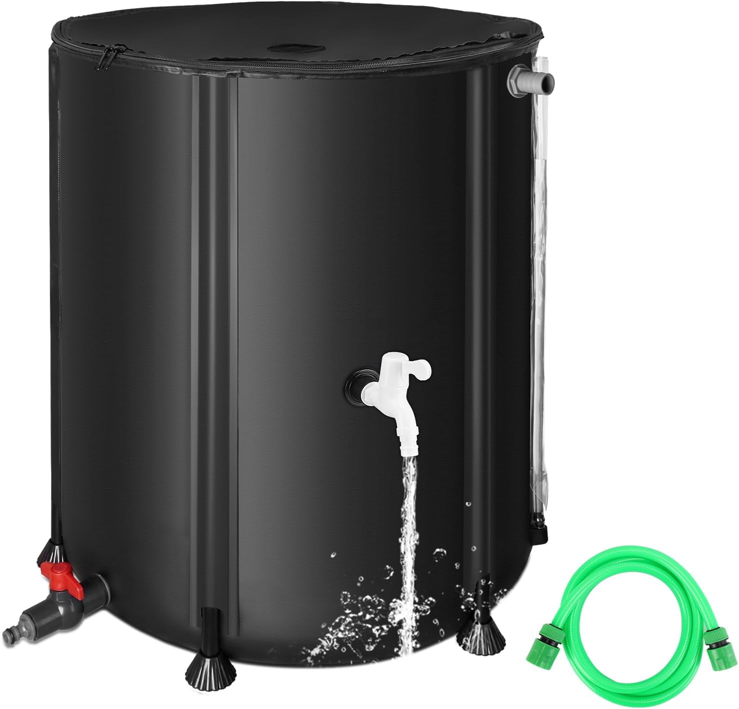 50 Gallon / 200L Collapsible Rain Barrel, Foldable PVC Rain Barrels to ...
