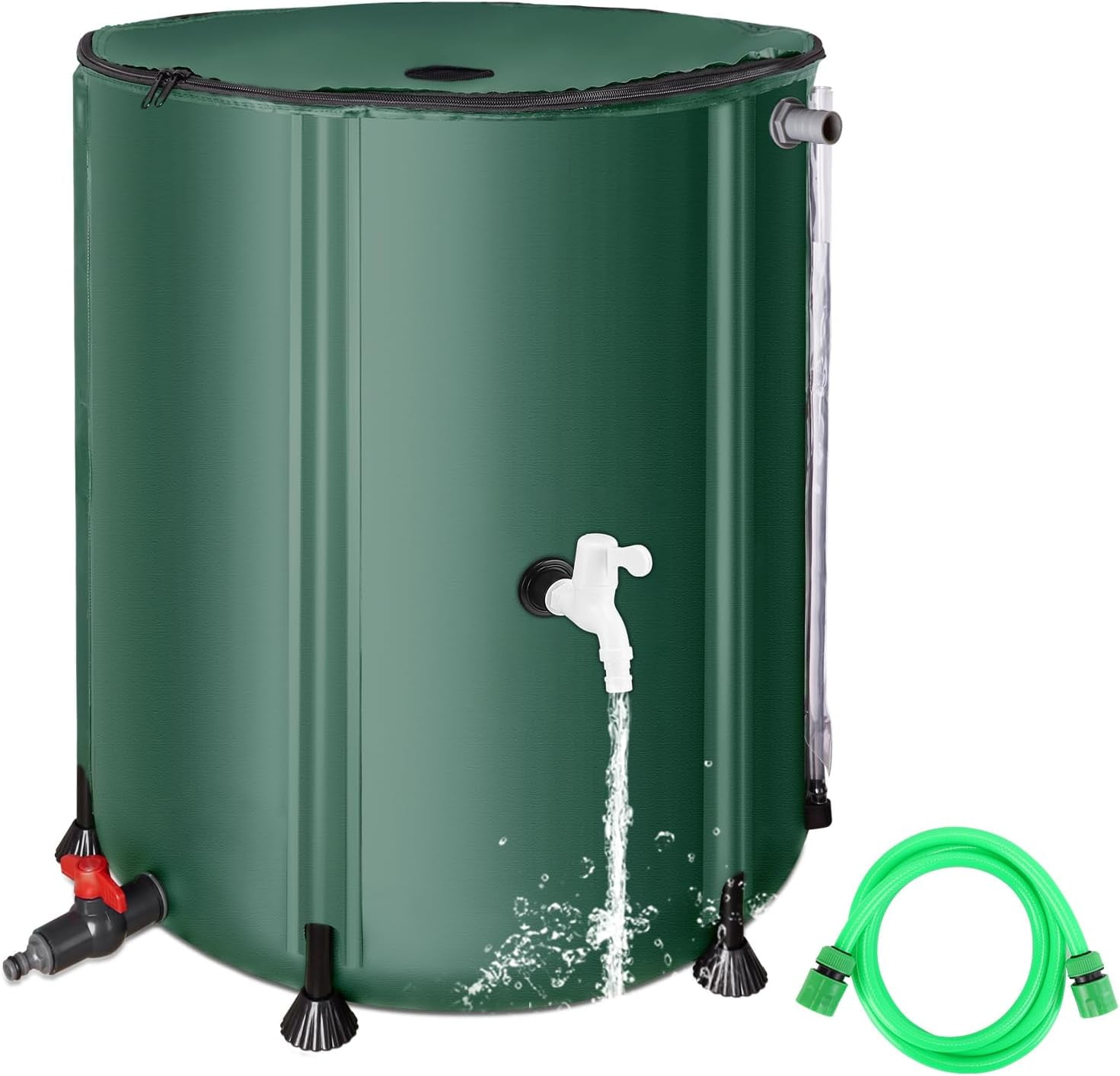 50 Gallon / 200L Collapsible Rain Barrel, Foldable PVC Rain Barrels to ...
