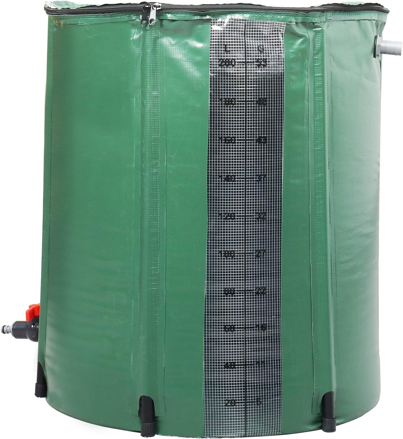 50 Gallon Collapsible Rain Barrel, Portable Rainwater Collection System ...