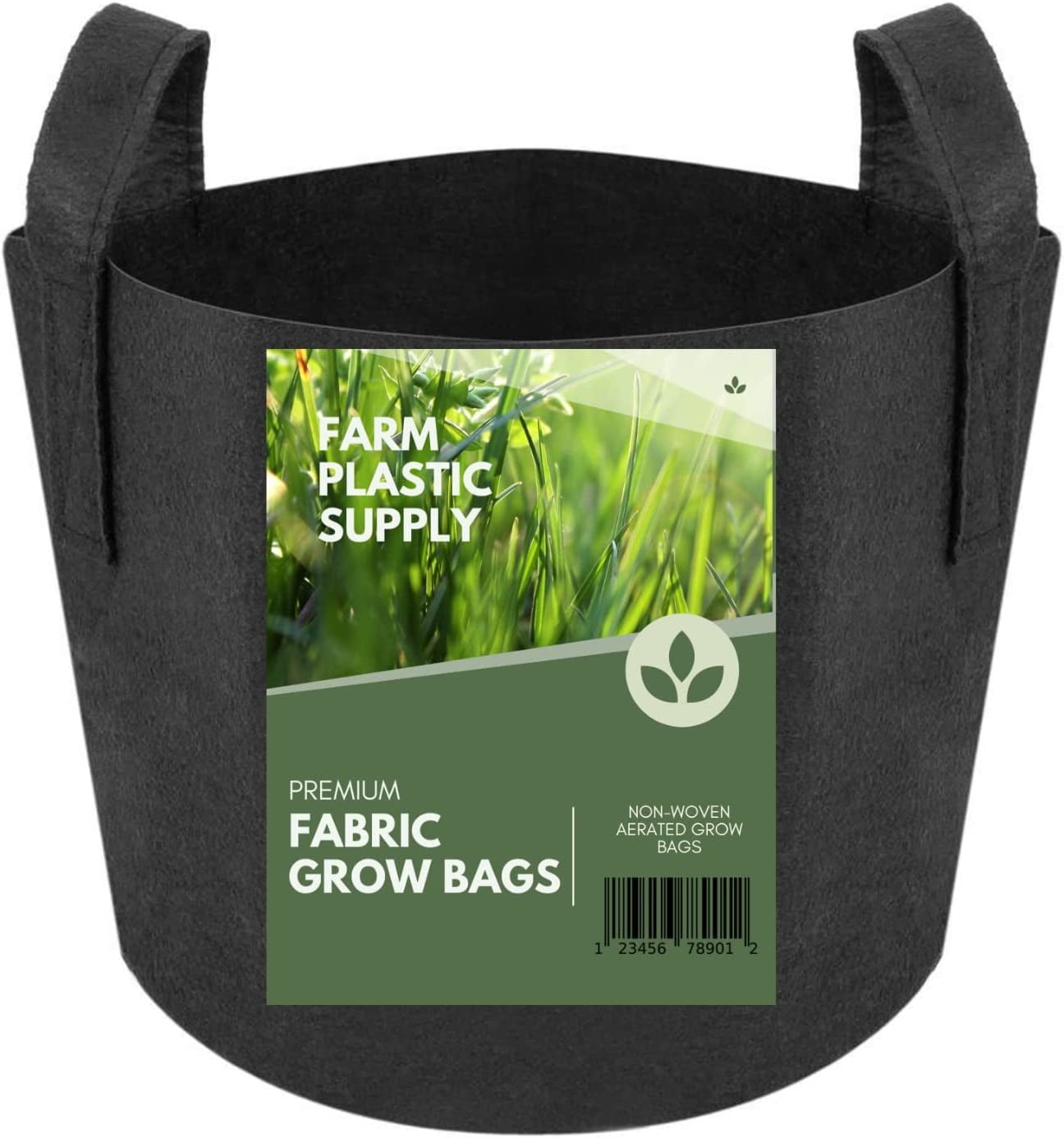 Farm Plastic Supply - 50 Gallon Non-Woven Fabric Grow Bags, Portable ...