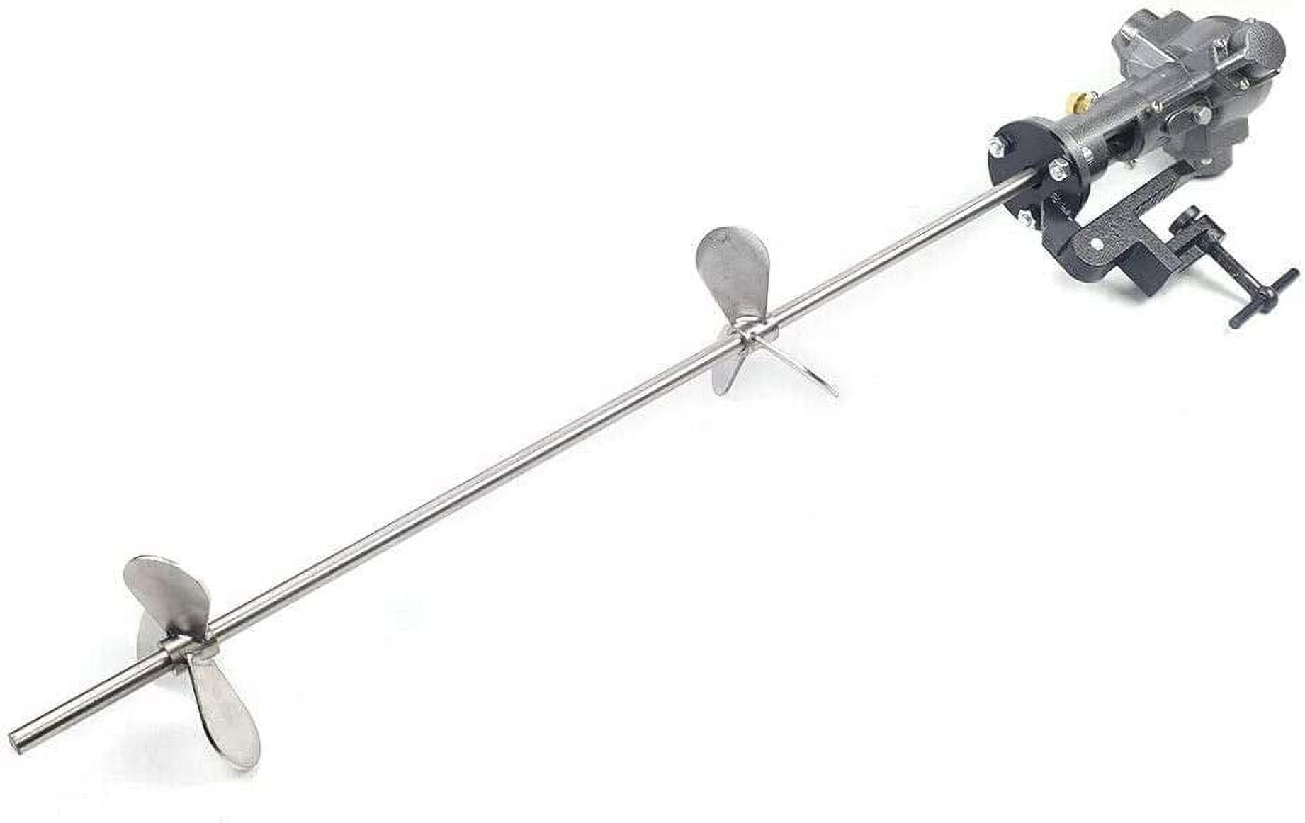 50 Gallon Pneumatic Mixer, Stainless Steel Air Mix Clip Paint Blender ...