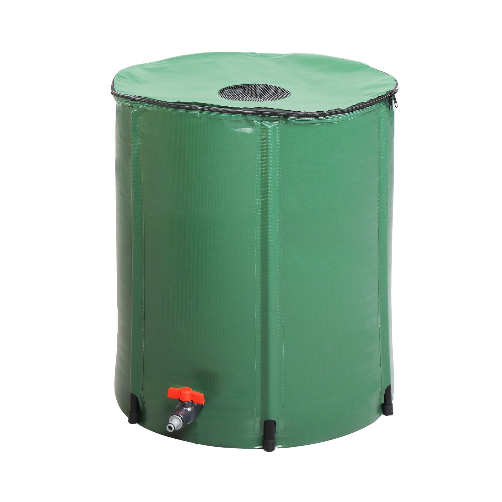 50 Gallon Rain Barrel with Scale, Large Outdoor PVC Water Collection ...