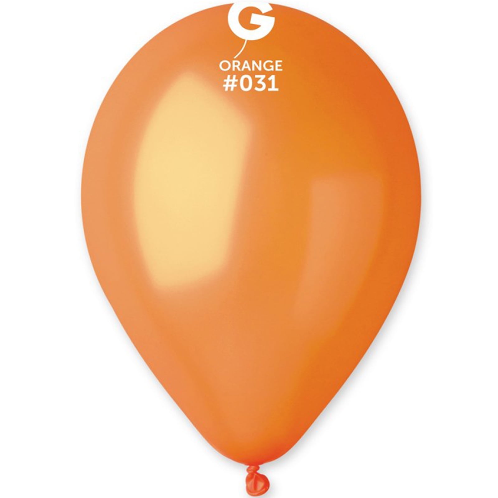 50 Gemar Metallic Orange Balloons 12" - Walmart.com