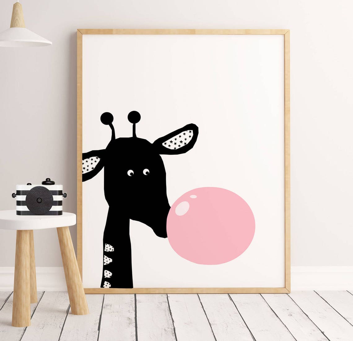 50% Giraffe Sarafi Nursery Art, Jungle Decor Print, Giraffe Animal Wall ...