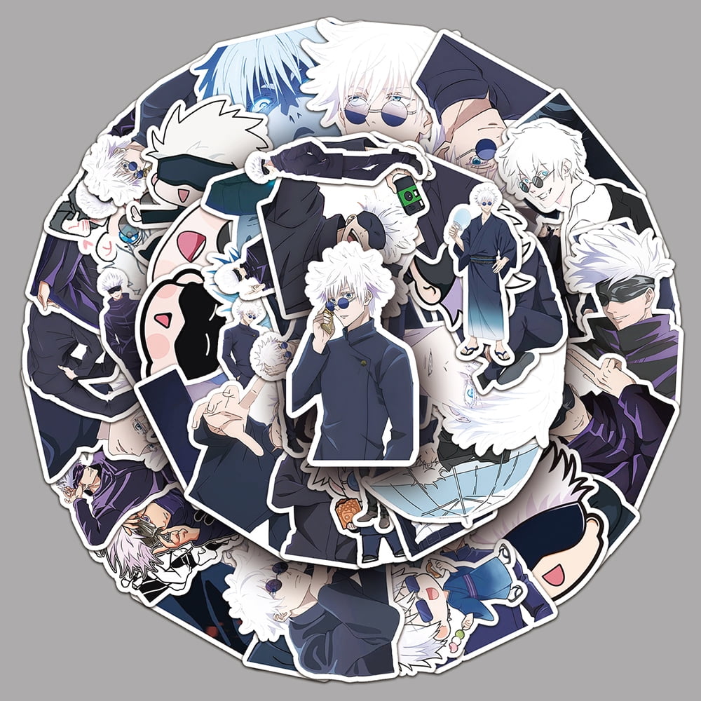 50 Gojo Gojo stickers, spells, back to the station, Japanese anime ...