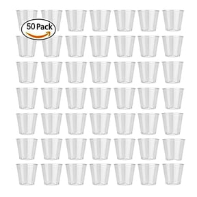 Drinkmate Disposable Mini Plastic Party Cups, Bright Neon, 2 oz, 30 ...
